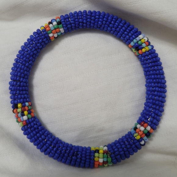 Ubuntu Life | Jewelry | Fair Trade Maasai Kenyan African Blue Rainbow ...